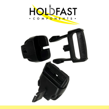 Plastic Key Lock Buckles for Spa Covers | Black – Holdfast Components
